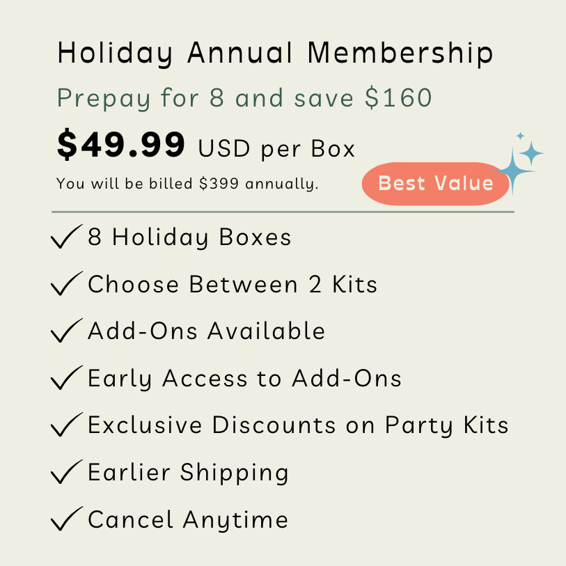 Holiday Subscription Box - Annual Subscription | Moment & Co