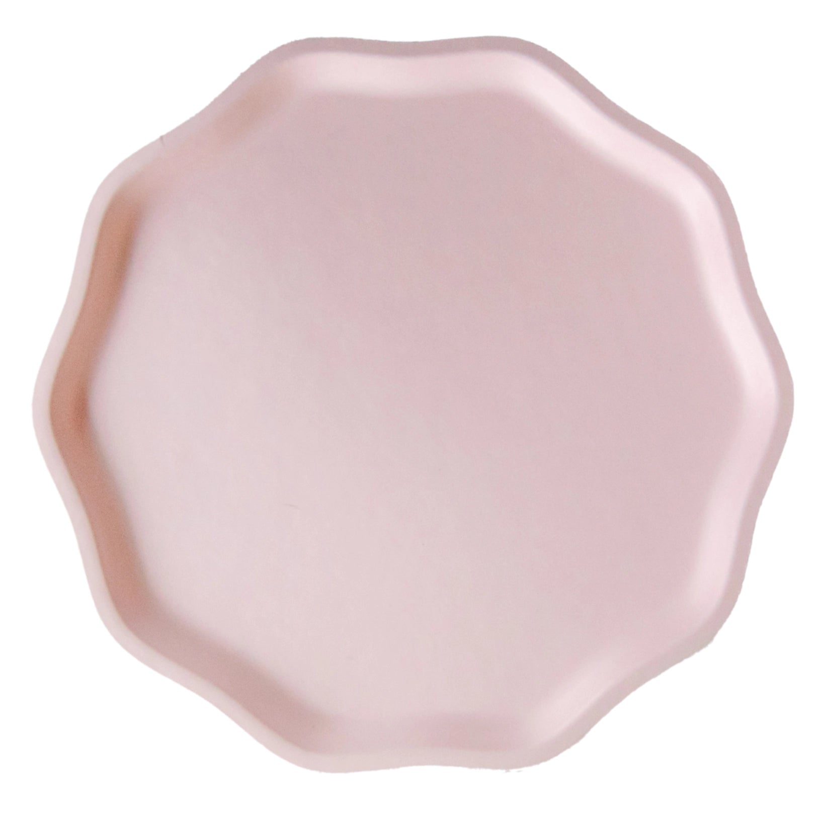 Petal Pink Compostable Dinner Plates 10.5" (8) | Large Pink Paper ...